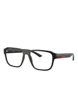 Prada Square Frame Glasses - Black