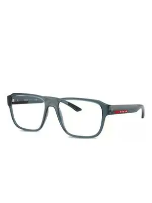 Prada Square-frame Glasses - Blue