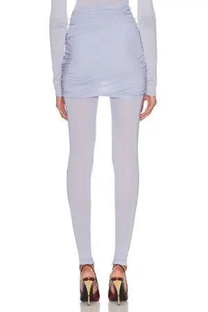 Alexandre Vauthier Mini Wrap Skirt - Iris