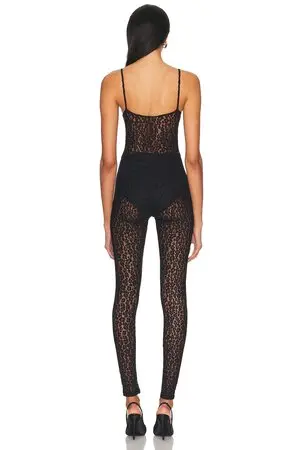Alexandre Vauthier Panther Lace Catsuit