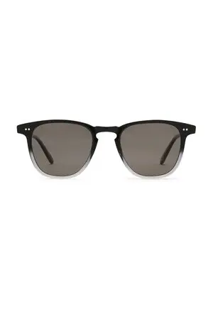 Garrett Leight Brooks Sunglasses - Graphite Fade & Semi-flat Pure Grey Pola