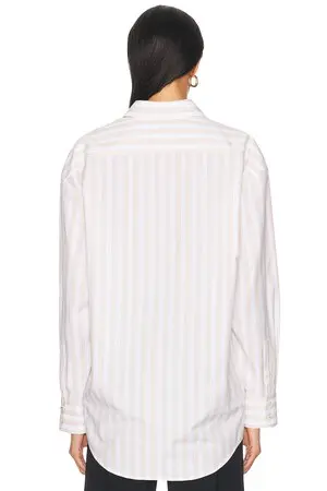 Saint Laurent Button Up Top - Craie Beige