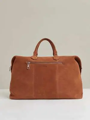 REISS Theo Suede Holdall