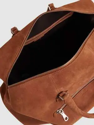 REISS Theo Suede Holdall