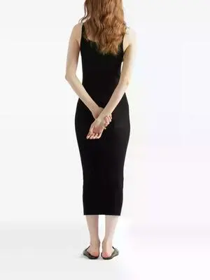 Prada Ribbed Midi Dress