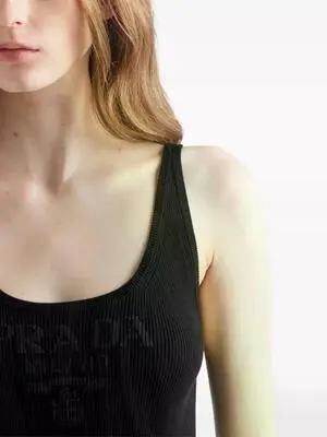 Prada Ribbed Midi Dress