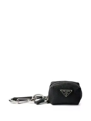 Prada Leather Bag Charm - Black
