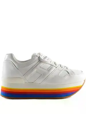 Hogan Leather Platform Sneakers