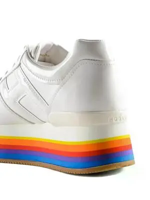 Hogan Leather Platform Sneakers