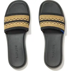 Rothy's The Slide Sandal - Gilded Crochet