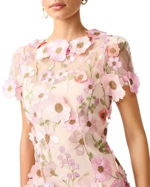ELLIATT Elle Applique Mini Dress