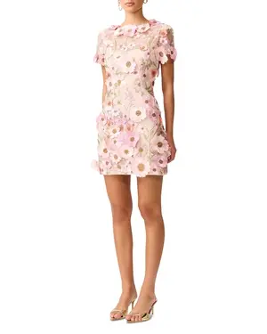 ELLIATT Elle Applique Mini Dress
