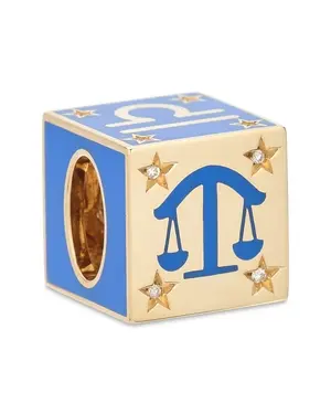 Adina Reyter 9k Libra Zodiac Diamond & Ceramic Bead