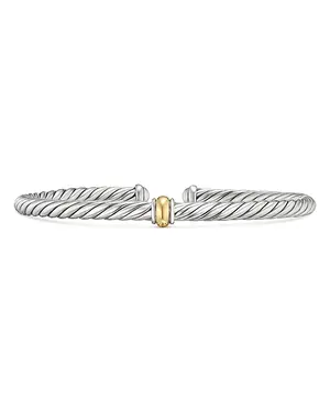 David Yurman David Yurman Cable Flex Station Bracelet Silver
