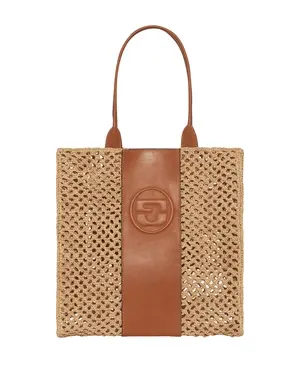 Gerard Darel Andie Raffia Tote Bag