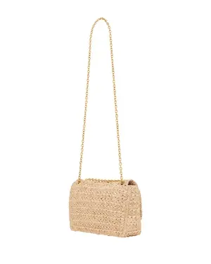 Gerard Darel Le Fanny Raffia Crossbody Bag