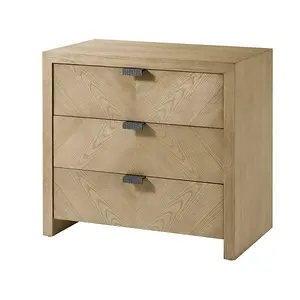 THEODORE ALEXANDER Catalina Three Drawer Nightstand - Dune