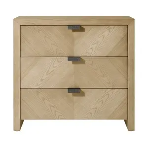 THEODORE ALEXANDER Catalina Three Drawer Nightstand