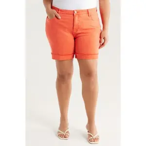 KUT FROM THE KLOTH Catherine Mid-Rise Boyfriend Denim Shorts