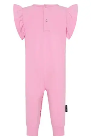 TINY TRIBE Core Cotton Jersey Ruffle Romper