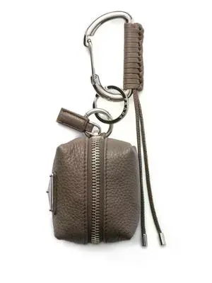 Prada Leather Bag Charm - Grey