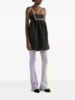 Prada Embroidered Mini Dress