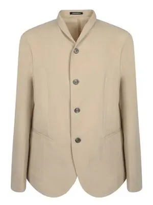 Emporio Armani Emporio Armani Velvet Jacket - Beige