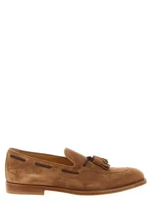 Brunello Cucinelli Suede Loafers - Brown