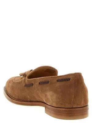 Brunello Cucinelli Suede Loafers - Brown