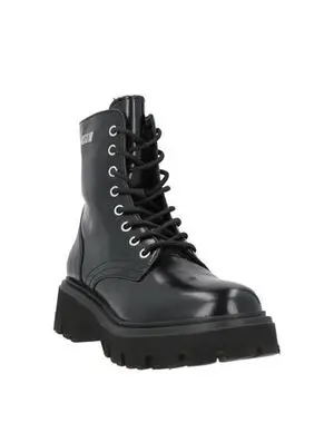 MSGM Leather Ankle Combat Boots