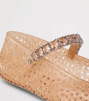 JIMMY CHOO Jelly Ballet Flats - Beige