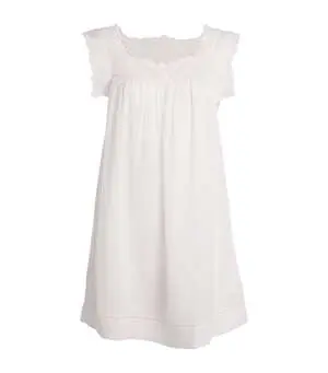 DÔEN Organic Cotton Almadia Mini Dress - White