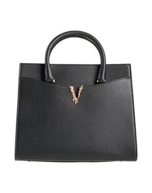Versace Handbag In Calfskin Leather