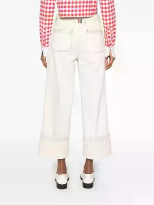 Thom Browne Belted Wide-leg Jeans