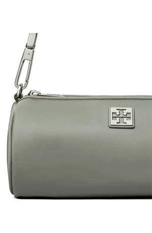 Tory Burch Virginia Nylon Cylinder Shoulder Bag - Stone