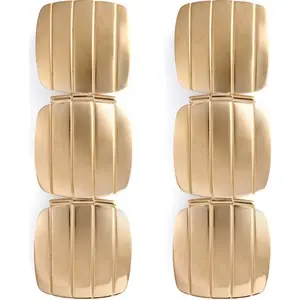 IVI LOS ANGELES Clip-on Drop Earrings - Yellow Gold