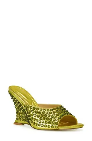 AZALEA WANG Junius Wedge Slide Sandal