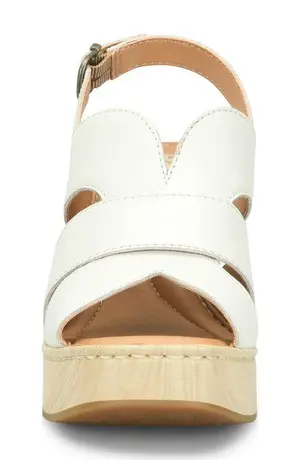 BØRN Nassau Slingback Platform Sandal - White