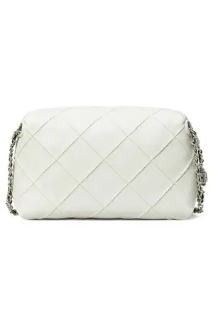 Tory Burch Fleming Soft Leather Crossbody Bag - Blanc