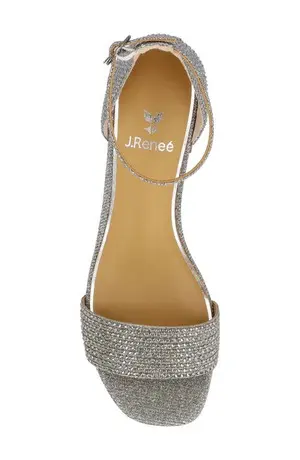 J. Reneé Winsley Ankle Strap Sandal - Pewter