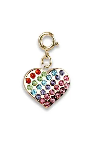 CHARM IT!® Sparkle Heart Charm - Gold Multi