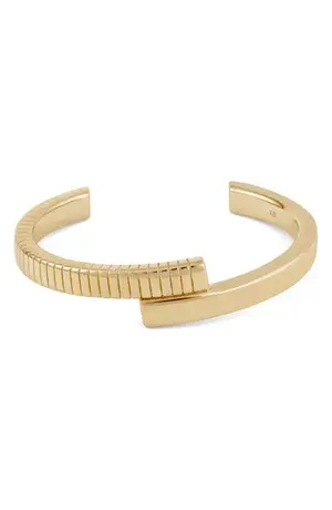IVI LOS ANGELES Joia Twist Cuff Bracelet - Yellow Gold