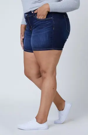 SLINK JEANS Low Rise Denim Shorts - Sasa