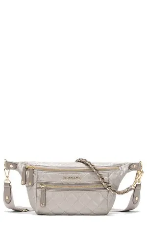 Silver Tone Belt Bags For Women