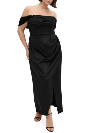 City Chic Off The Shoulder Evening Dresses