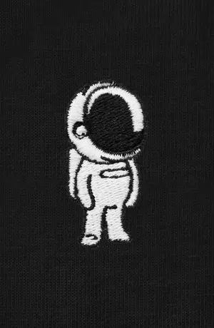 DALIX Astronaut Jersey Relaxed T-shirt - Black