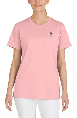 DALIX Astronaut Jersey Relaxed T-shirt - Pink