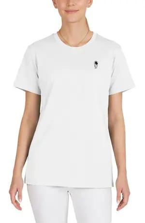 DALIX Dalix Astronaut Jersey Relaxed T-Shirt White