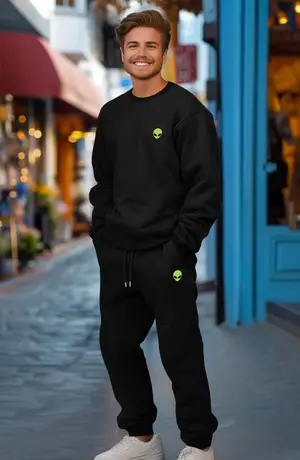 DALIX Alien Sweatsuit - Black