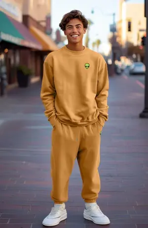DALIX Alien Sweatsuit - Peanut